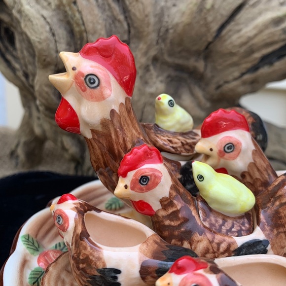 Other | Chicken Rooster Miniature Tea Set | Poshmark